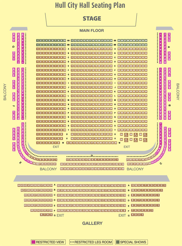 Hull City Hall Seating Plan View The Seating Chart For The Hull City Hull City Hall Seating Plan View The Seating Chart For The Hull City